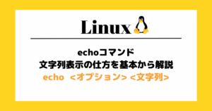 【Linux】echoコマンド-文字列表示の仕方を基本から解説 - はづきのブログ