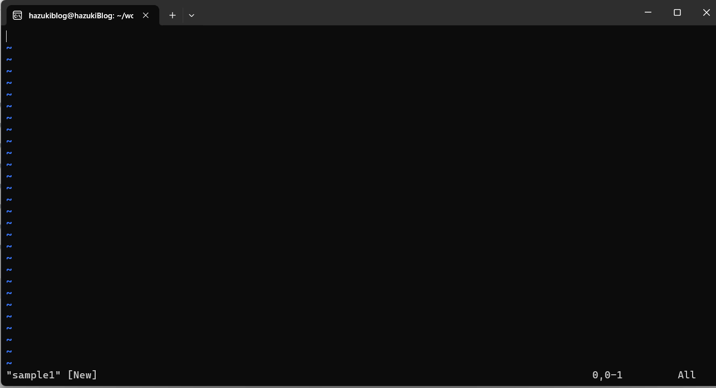 【Linux】vimエディタでテキスト編集する方法（hands-on形式） - はづきのブログ